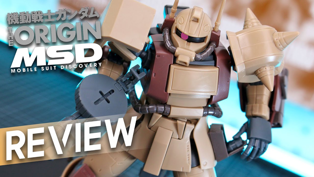P-Bandai HG Zaku Desert Type [Double Antenna Type] - Gundam The Origin ...
