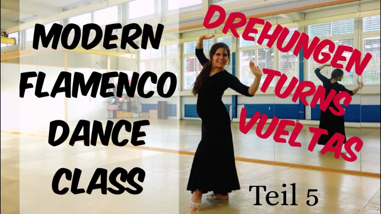 Modern Flamenco Dance Class/ Dance Tutorial/ Drehungen, Turns, Vueltas ...