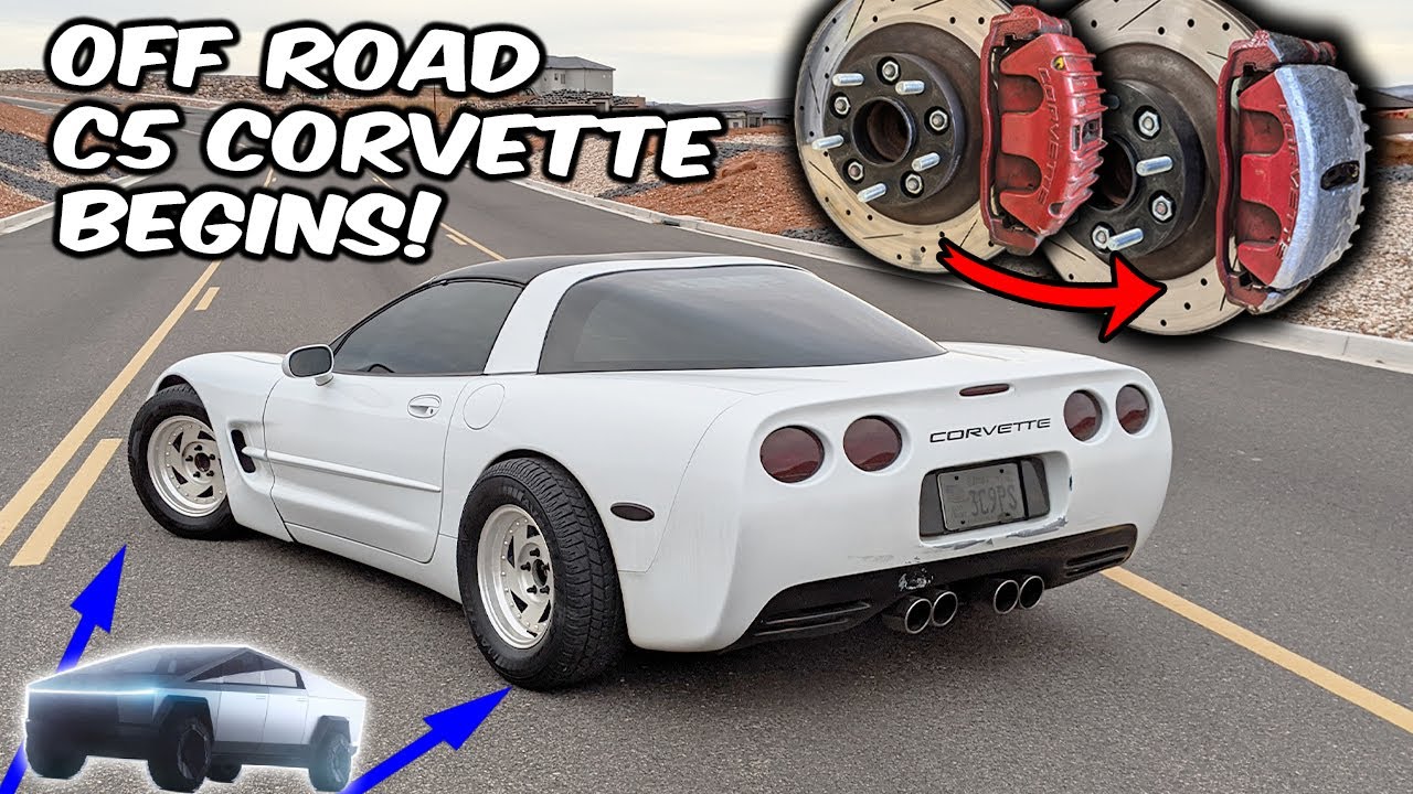 Fitting 15" wheels on a C5 Corvette? it's difficult.. - YouTube