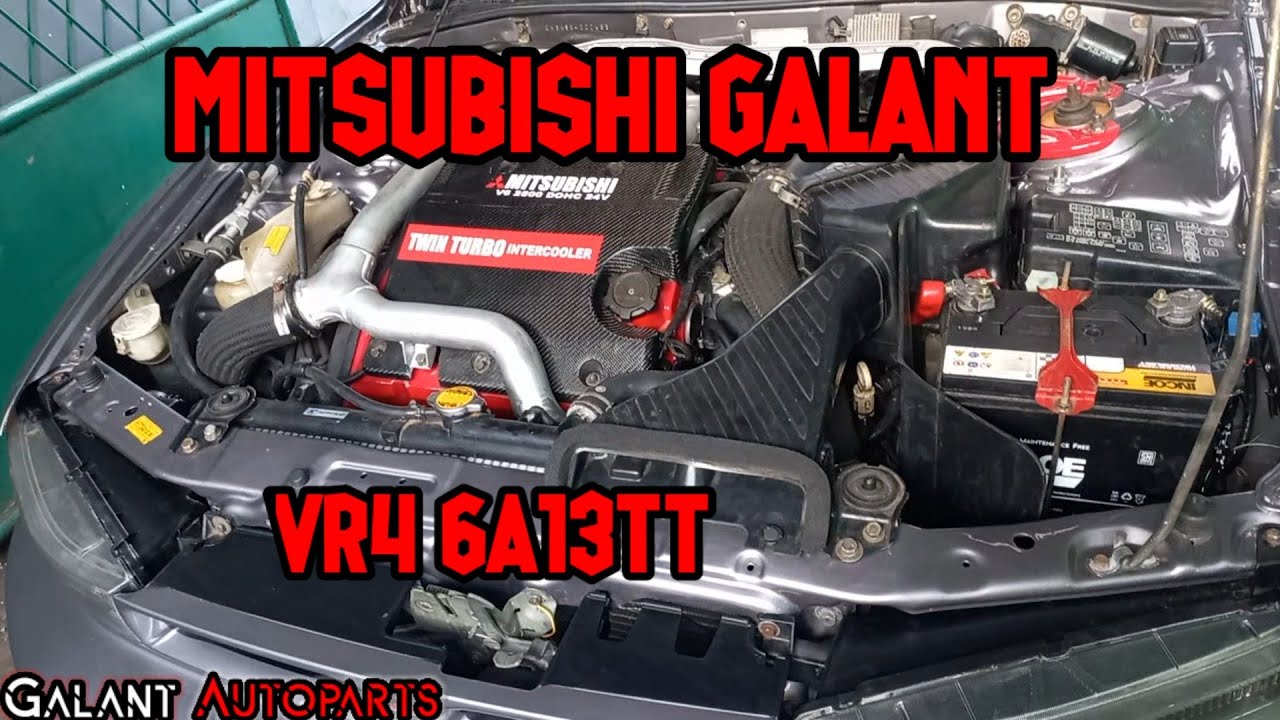 Mitsubishi Galant Vr4 6a13tt by@galant autoparts - YouTube