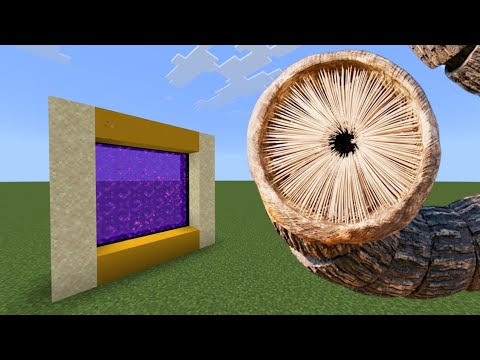 How to make a Portal To Sand Worm Dimensions In Minecraft PE 