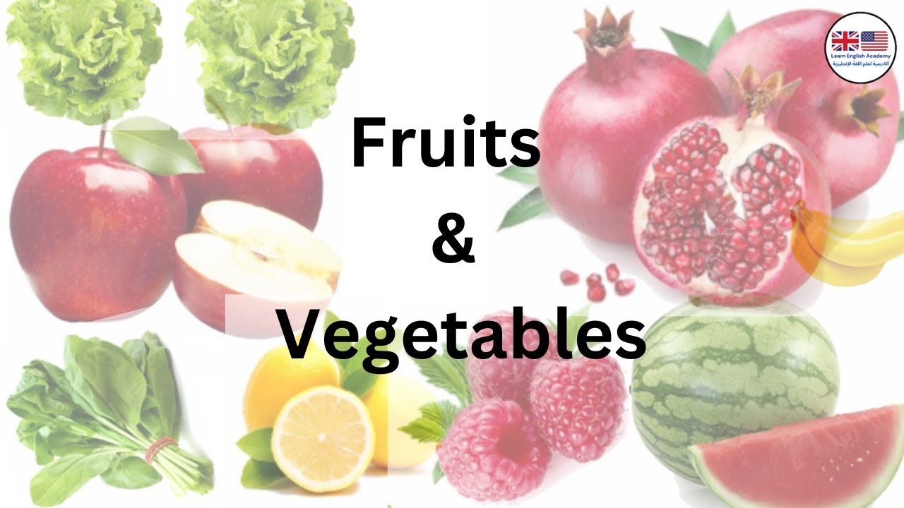 Fruits & Vegetables I English Vocabulary - YouTube
