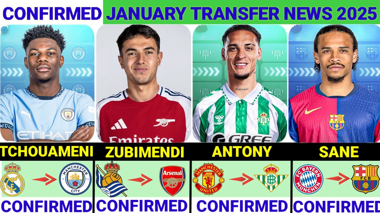 🚨LATEST CONFIRMED TRANSFERS NEWS AND RUMORS TRANSFERS 2025🔥TCHOUAMENI ...