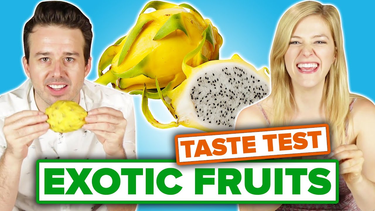 People Taste-Test Exotic Fruit - YouTube
