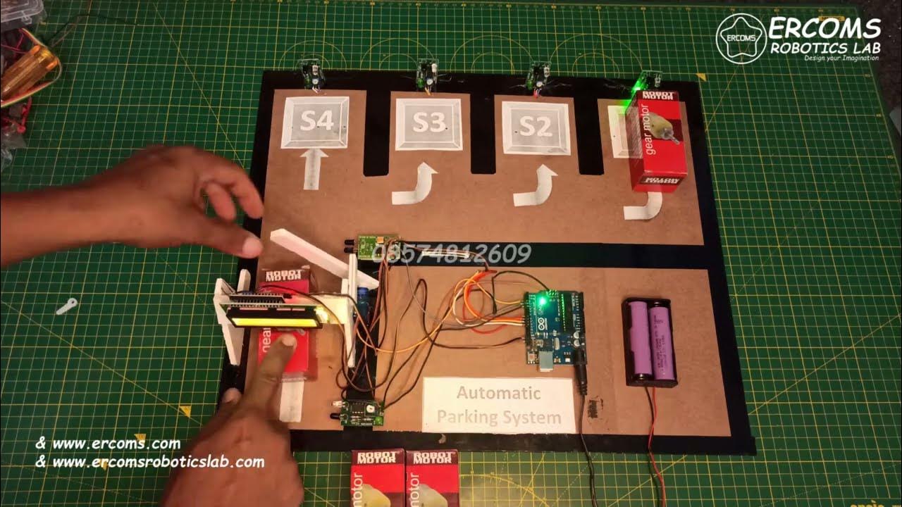 EREC009 || Arduino Based Car Parking System With Slot Monitoring - YouTube