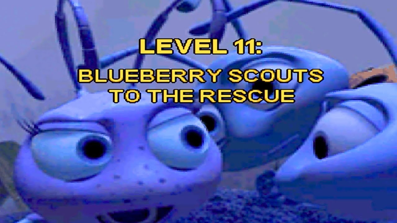 Disney Pixar A Bug's Life [4K60][PS1] - Level 11 - Blueberry Scouts to ...