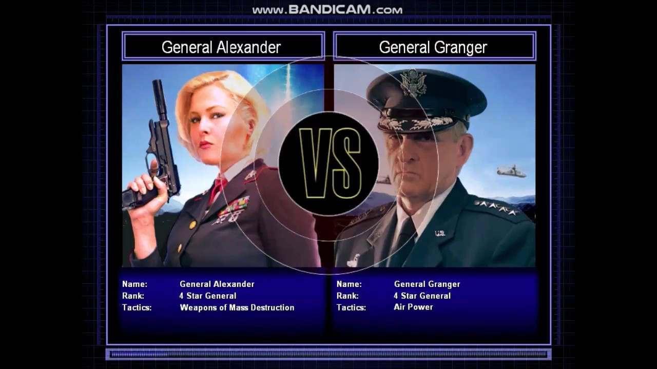 Command And Conquer Generals Zero Hour Challange General Alexamder vs ...