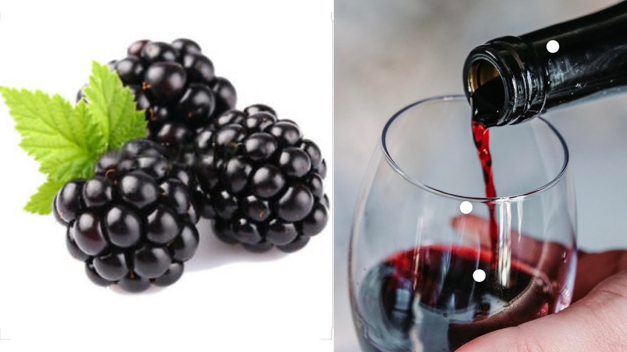 Homemade Blackberry Wine (fruit wine) - YouTube