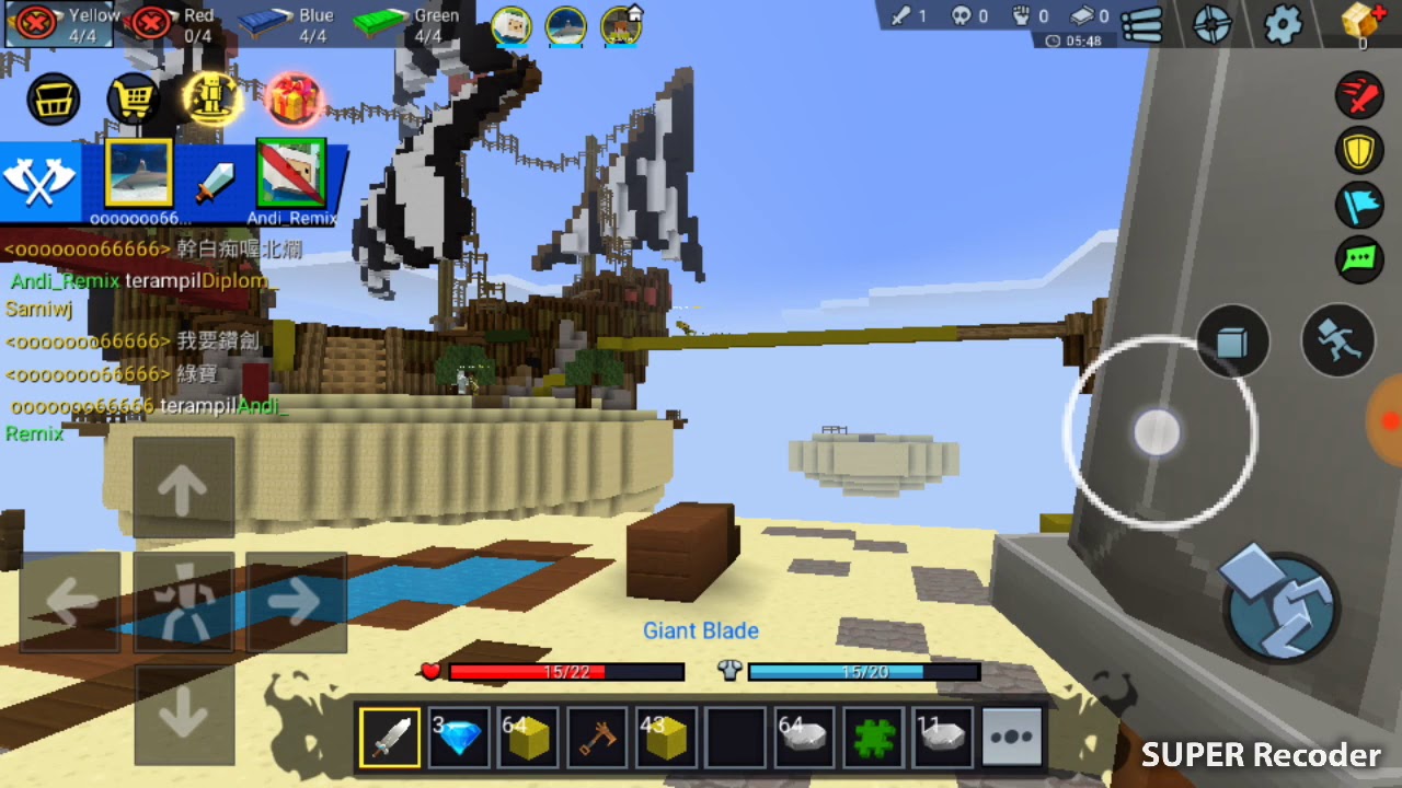 Map new bedwars blockman go/skeletonbg - YouTube