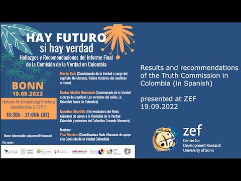 "There is a future if there is truth"-Results & recommendations of the ...
