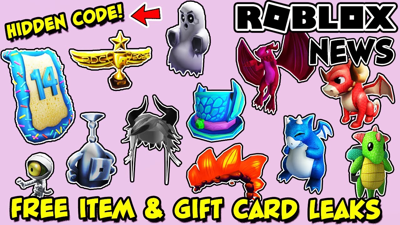 ROBLOX NEWS: 14th BIRTHDAY CAPE, RDC TROPHY, GIFT CARD ITEM LEAKS ...