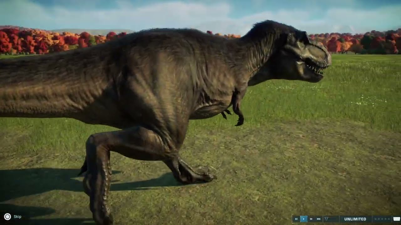 Tyrannosaurus Rex: 65 MA Skin (JWE2) - YouTube