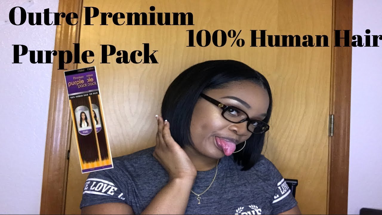 Outre Premium Purple Pack 100% Human Hair|Affordable Beauty Supply Hair ...