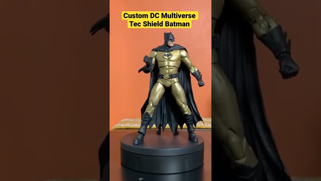 DC Multiverse Custom Tec Shield Batman Kenner #toys #custom # ...
