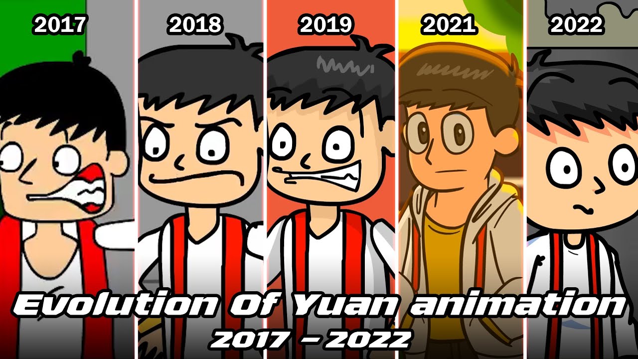Evolution of Yuan animation [2017 - 2022] - YouTube
