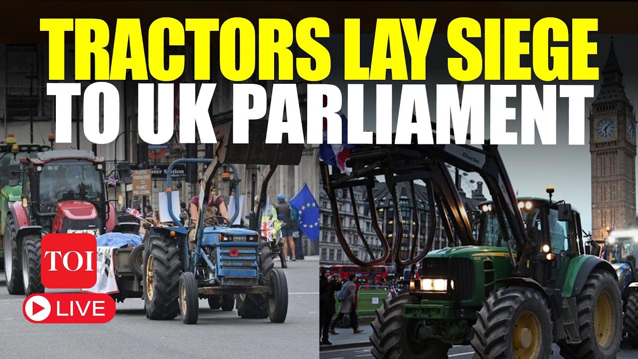 London Siege LIVE: Tractors Storm Outside UK Parliament; 'No Farmers No ...