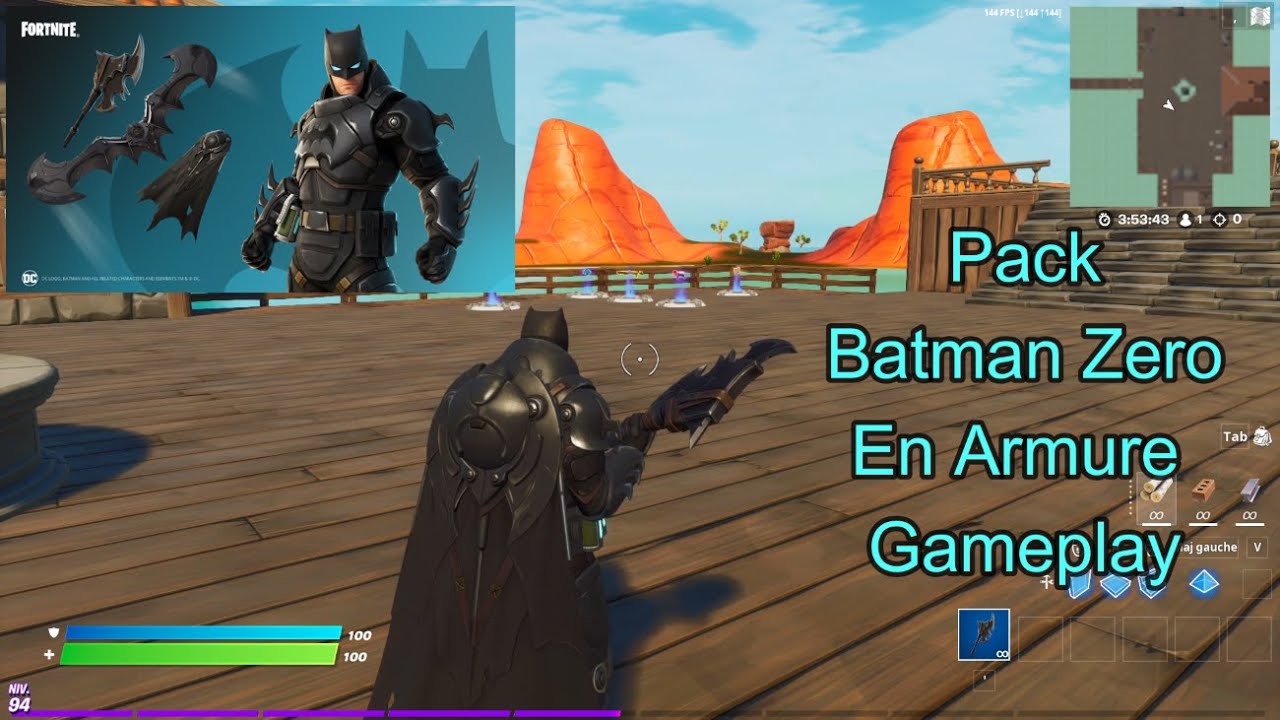 Skin Batman Zero En Armure (Armored Batman Zero Bundle) Pack Batman ...
