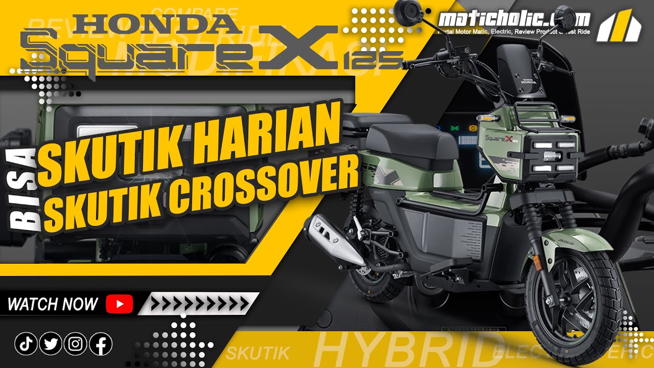 HONDA SQUARE X125 DATANG DIAM-DIAM, INI MOTOR MASA DEPAN ATAU ...