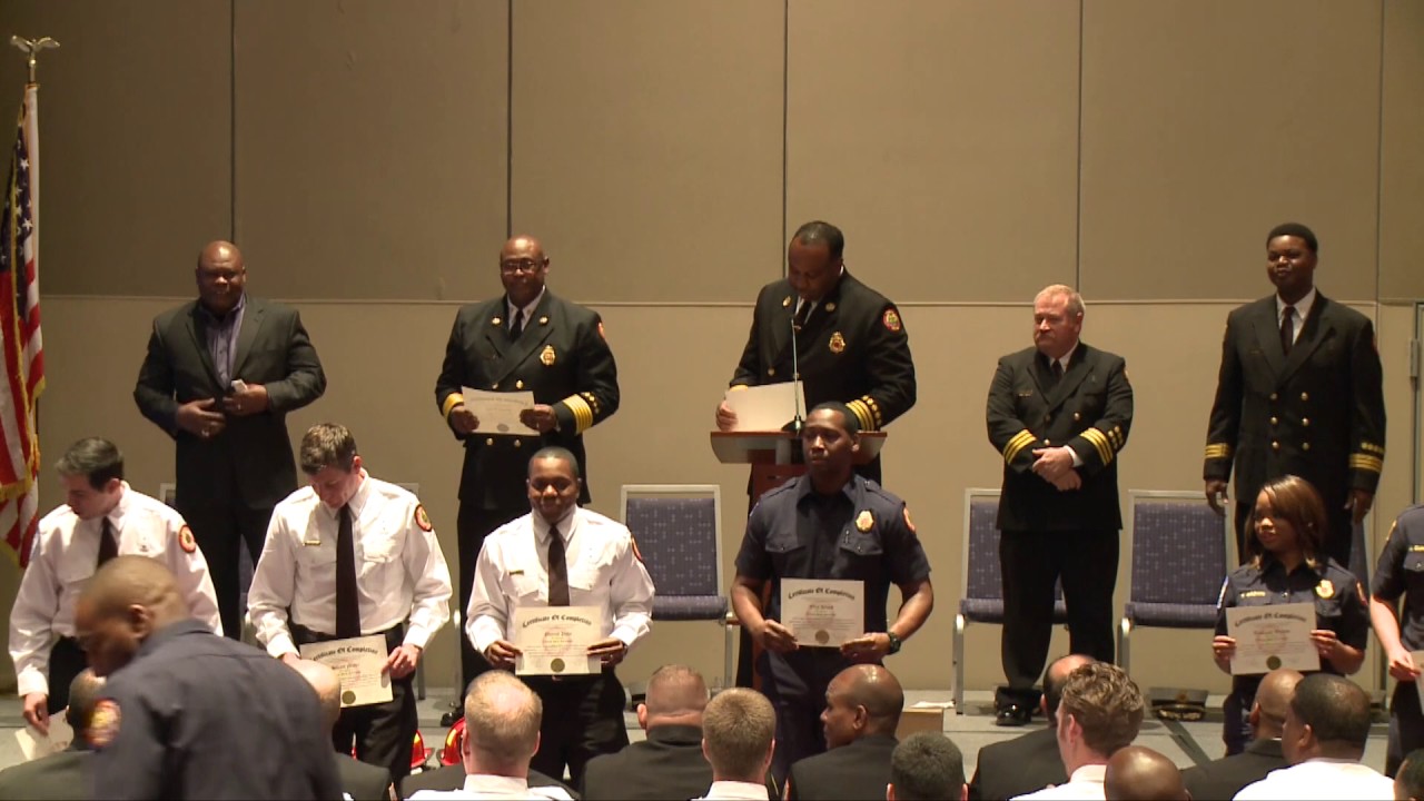 College Park Fire Department Promotion Ceremony Part 3 - YouTube