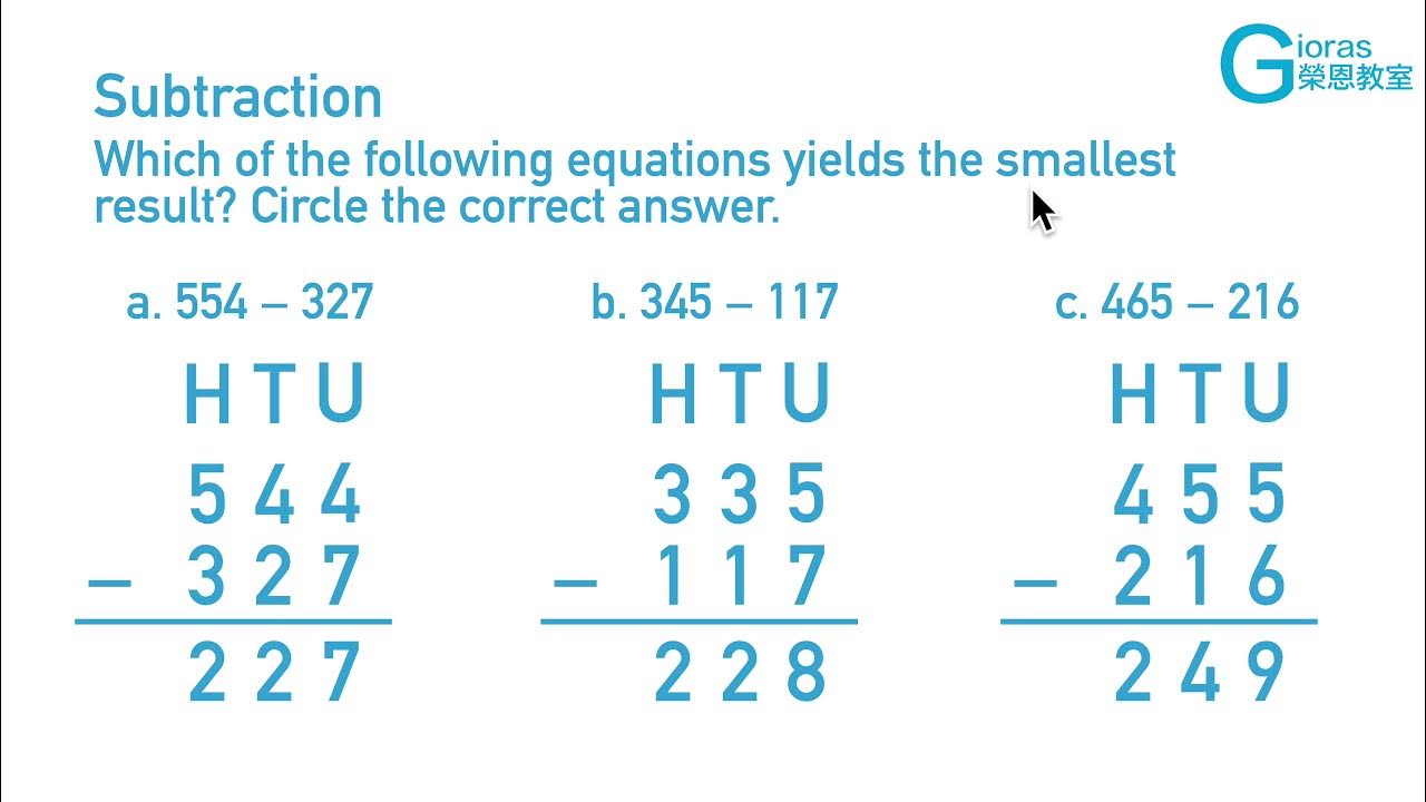 (28.2A) Subtraction - MiscQ - YouTube