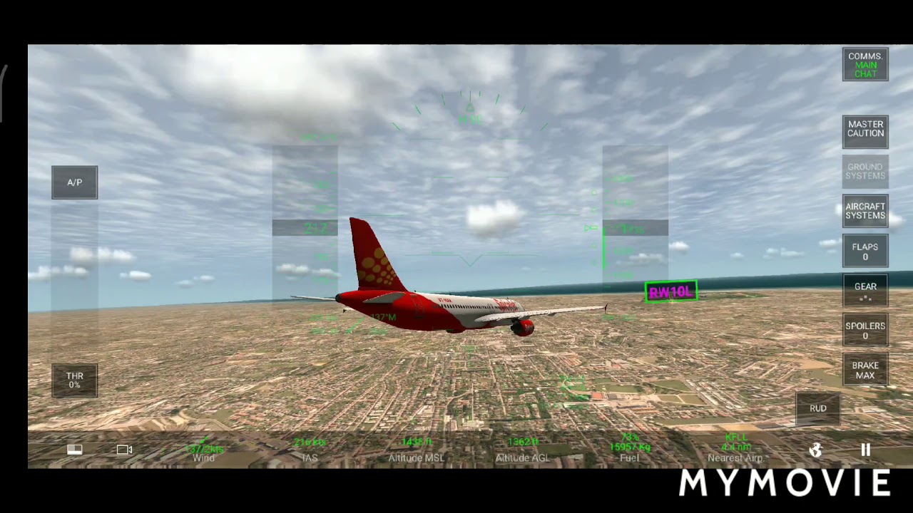 RFS-REAL flight simulator/SpiceJet/take off and landing/DEVANG SHUKLA ...