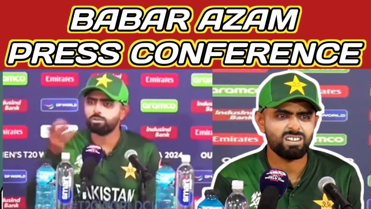 Babar Azam Press Conference after USA Match - YouTube