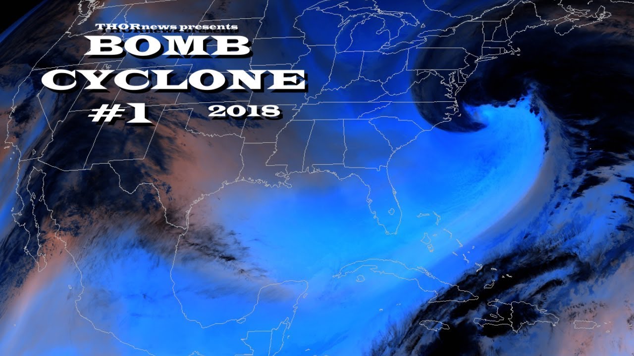 East Coast BOMBCYCLONE - 1 of the fastest intensifying cyclones EVER ...
