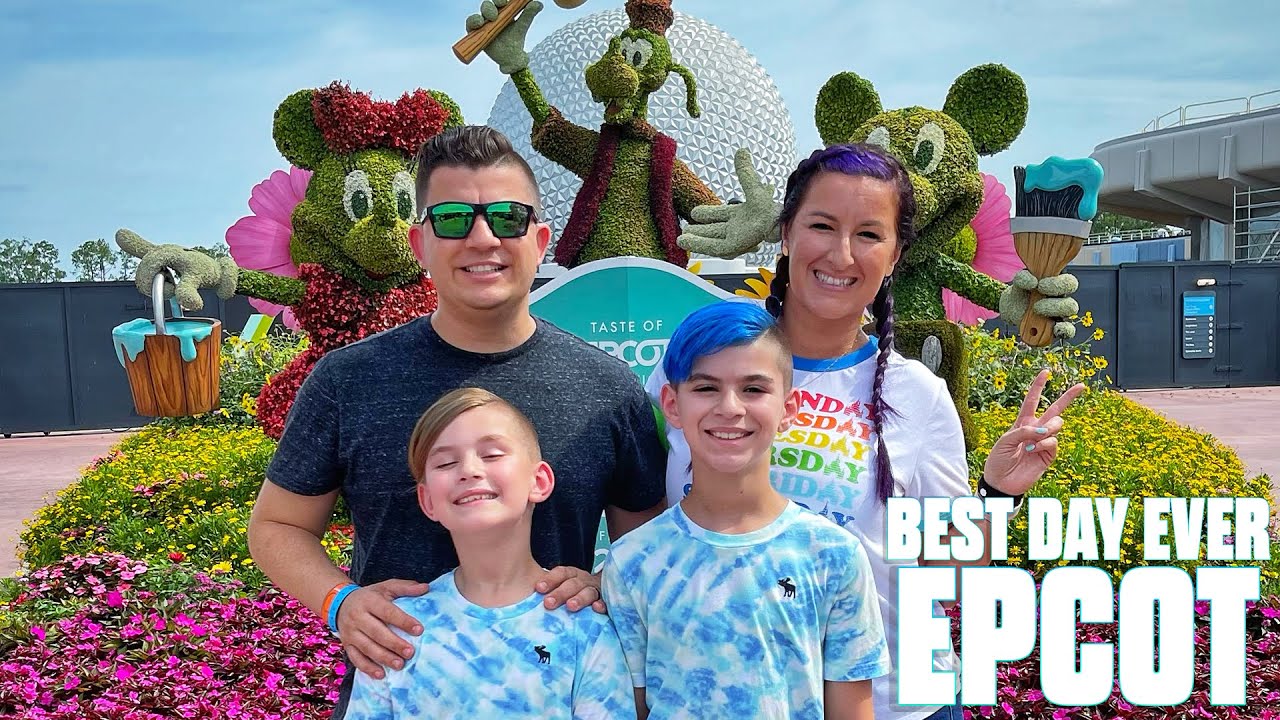 ALL THINGS EPCOT! BEST DAY EVER #2 (FUNHOUSE FAMILY) WALT DISNEY WORLD ...