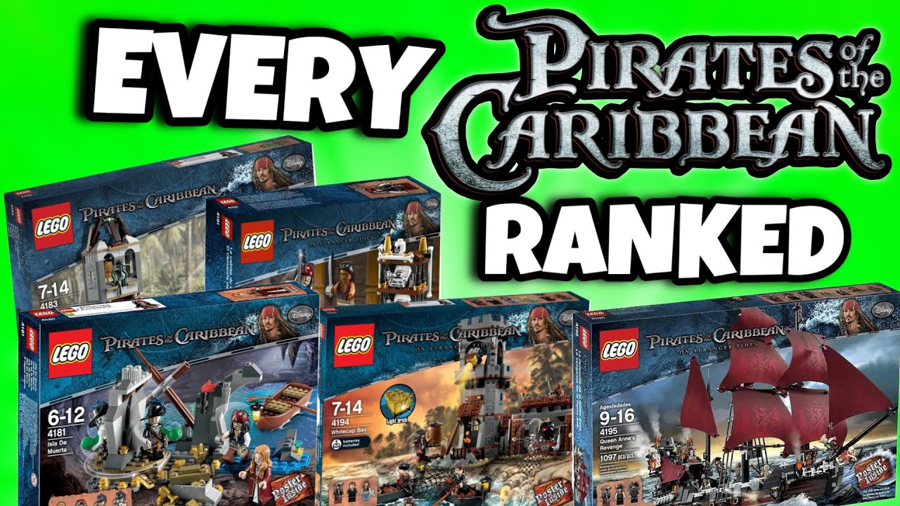 Every LEGO Pirates of the Caribbean Sets Ranked! (2011-2017) - YouTube