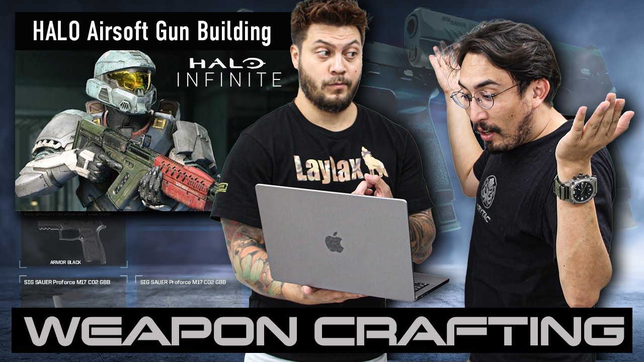 Airsoft Weapon Crafting - Halo Guns in Airsoft - YouTube