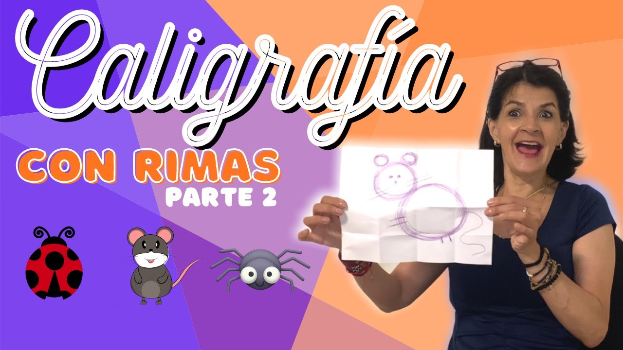 CALIGRAFÍA CON RIMAS PARTE 2 - YouTube