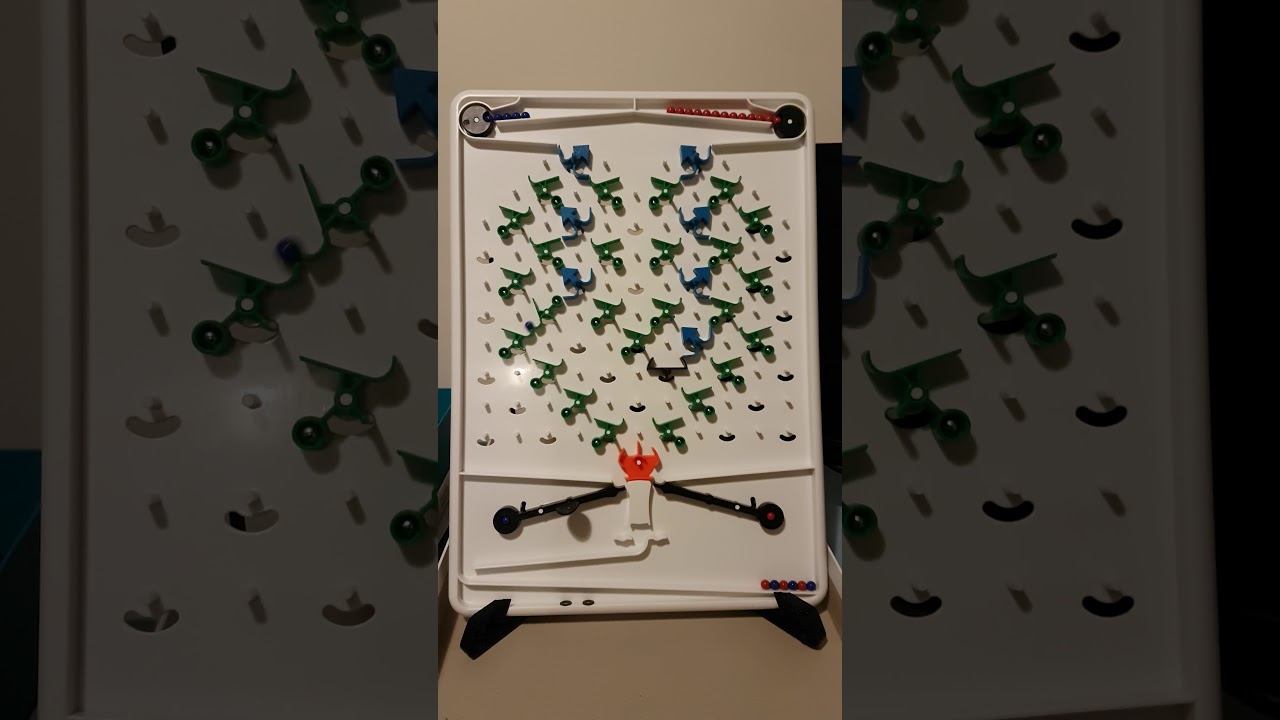 Marble run binary adder - YouTube