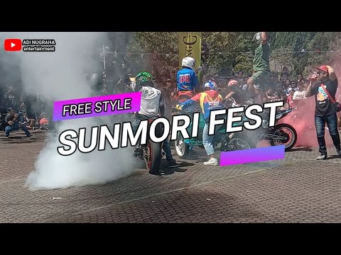 AKSI FREE STYLE DI SUNMORI FEST BANDUNG - YouTube
