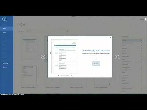 How to Use Resume Wizard in Microsoft Word - YouTube