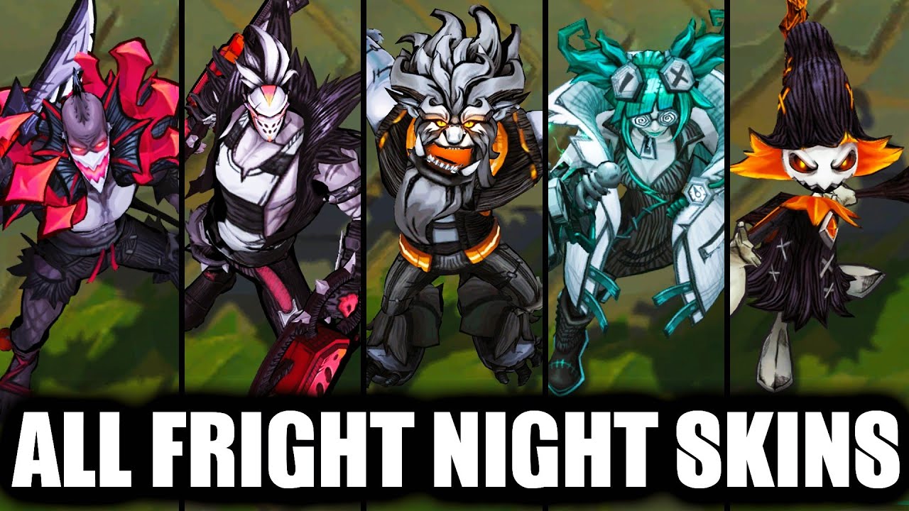 All 12 Fright Night Skins Spotlight 2024 (League of Legends) - YouTube