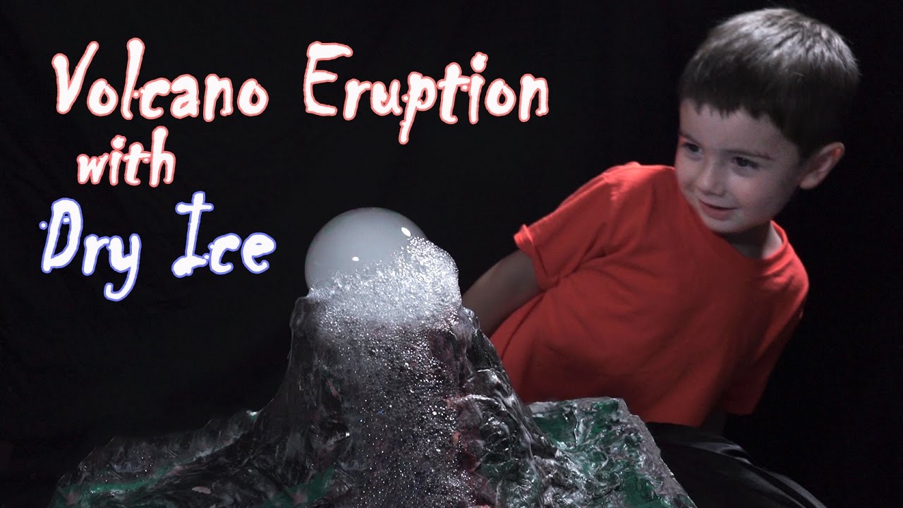 Dry Ice Volcano EXPLOSION! - YouTube