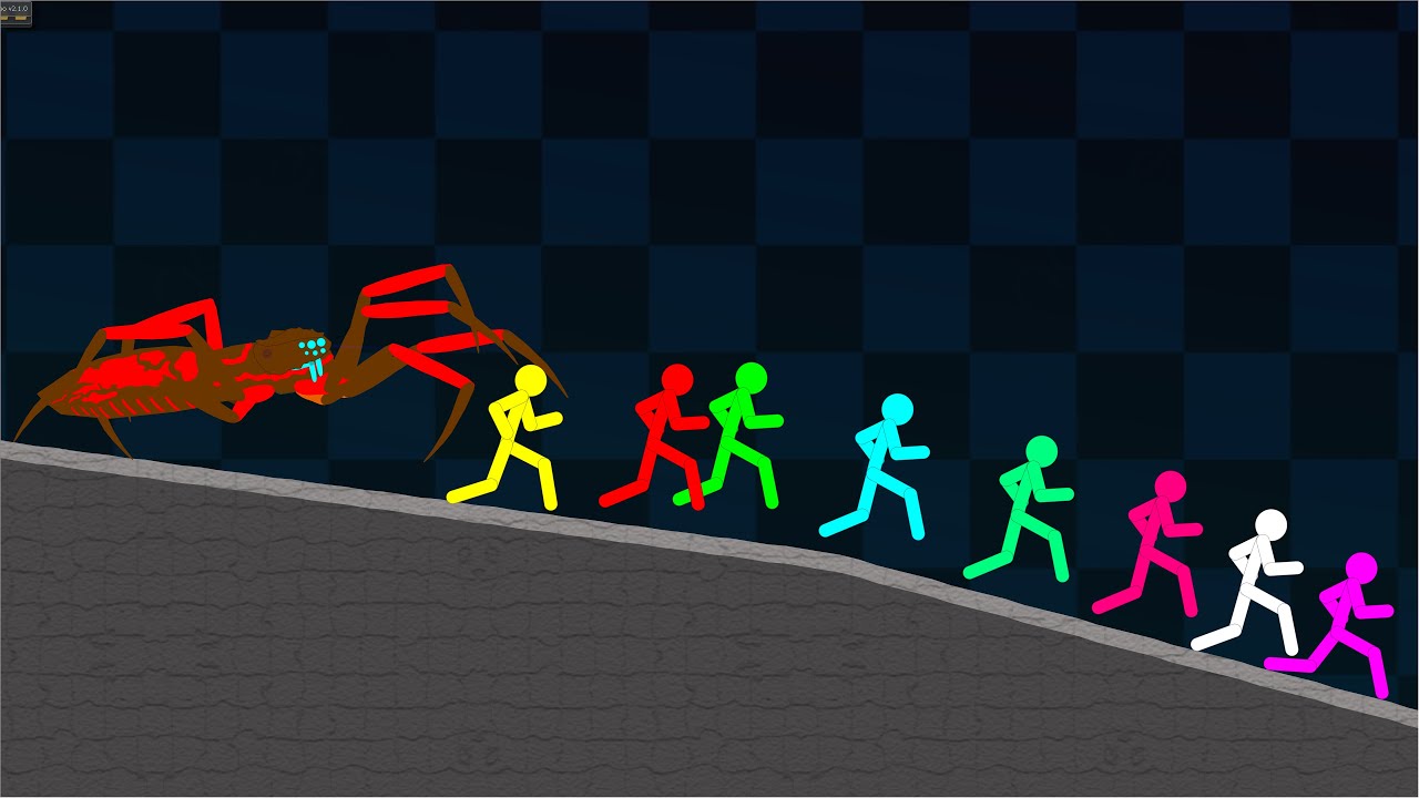 Escape from the Spider: Stickman Survival Race - YouTube