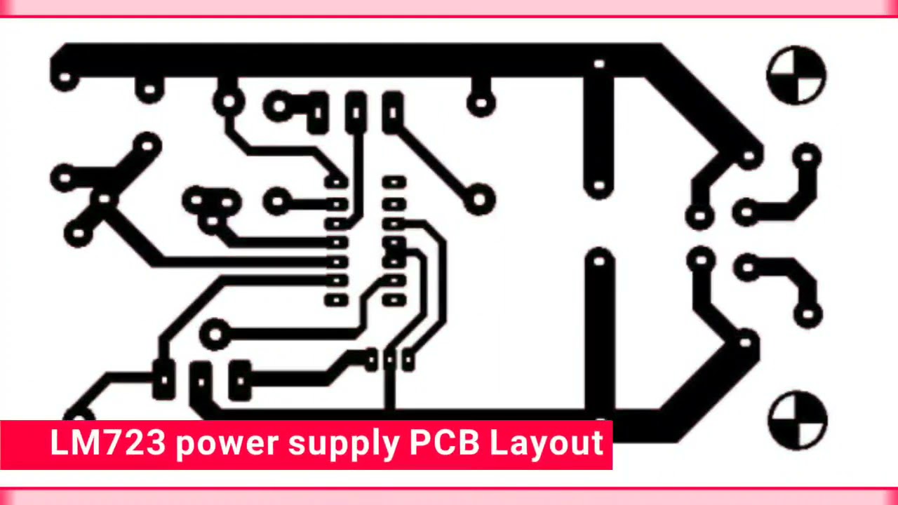LM723 power supply PCB - YouTube