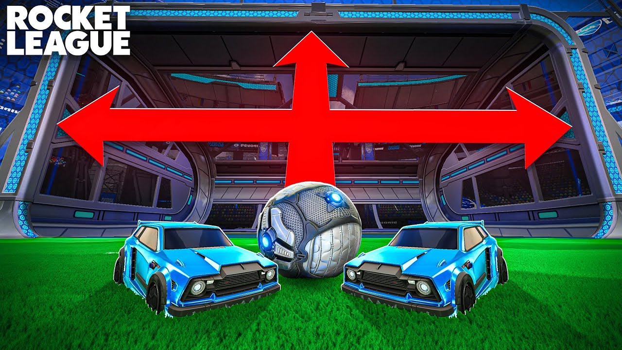 On a joué à ROCKET LEAGUE sur une MAP aux CAGES ÉNORMES - YouTube