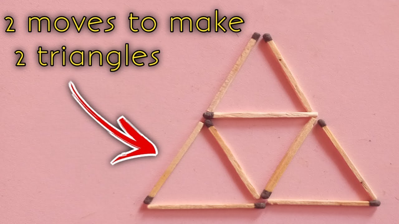 5 MATCHSTICKS PUZZLE THAT WILL BLOW YOUR MIND | POSPORO PALITO TRICKS ...