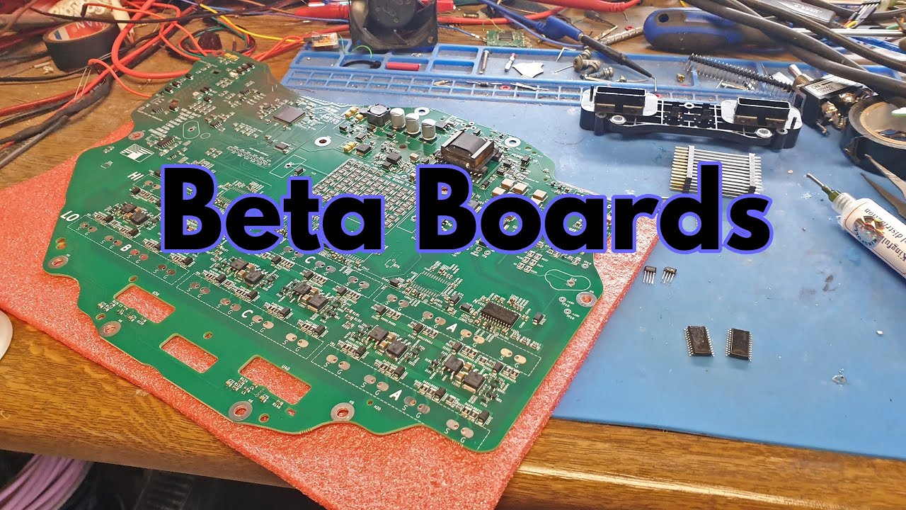 Tesla Model 3 Drive Unit PCB Design 16 : V3 Beta Board Install - YouTube