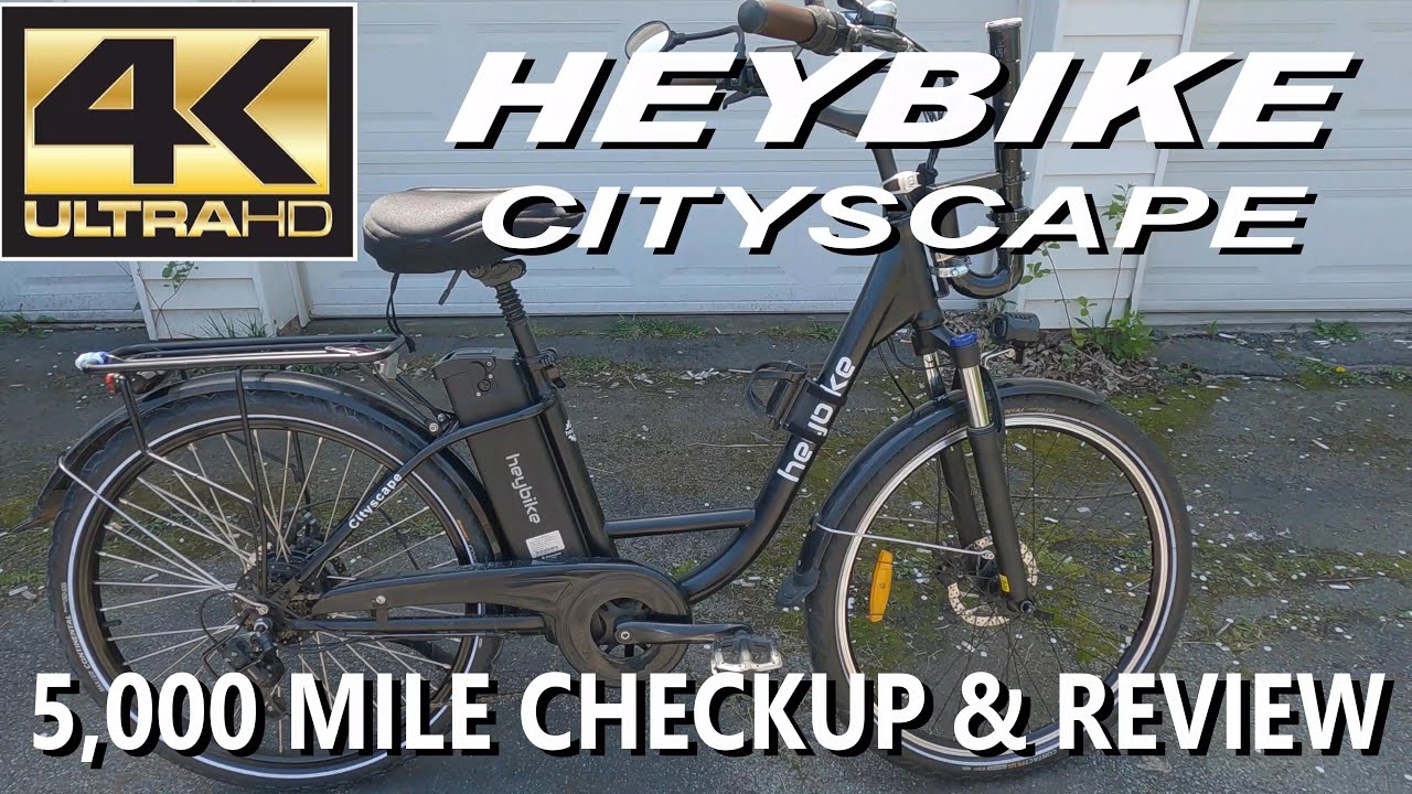 5,000 Mile Heybike Cityscape Ebike Review and Checkup - YouTube