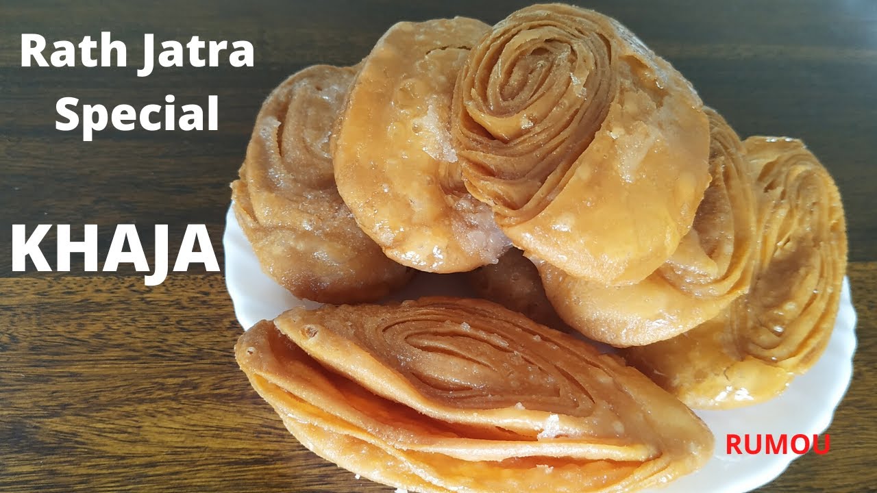 Khaja Easy Recipe || Rath Jatra Special Food || Make delicious khaja ...