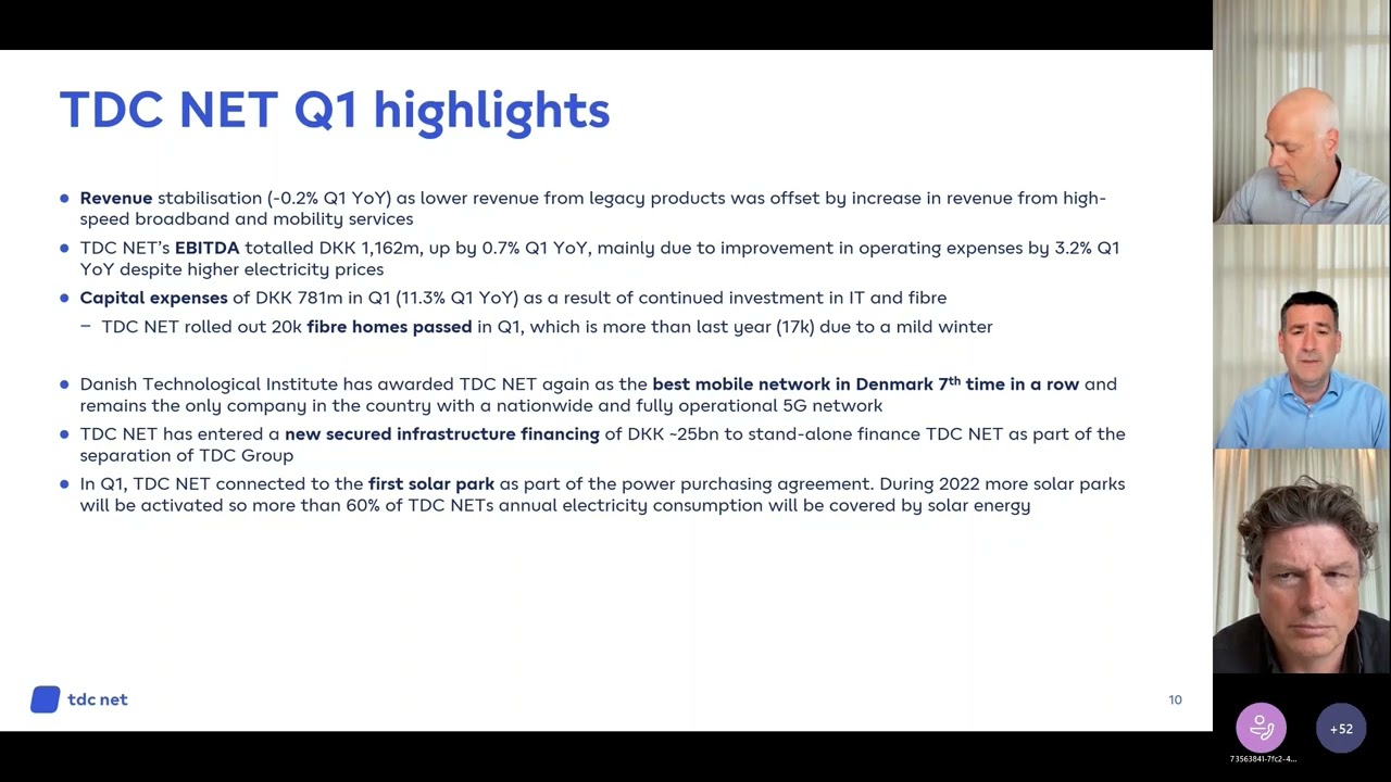 TDC Holdings, TDC NET, Nuuday and DKT Holdings ApS Interim Financial ...