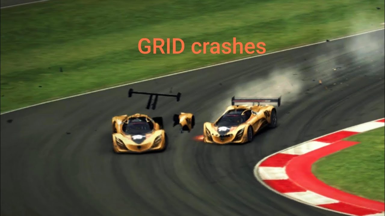 GRID Autosport android race crashes - YouTube