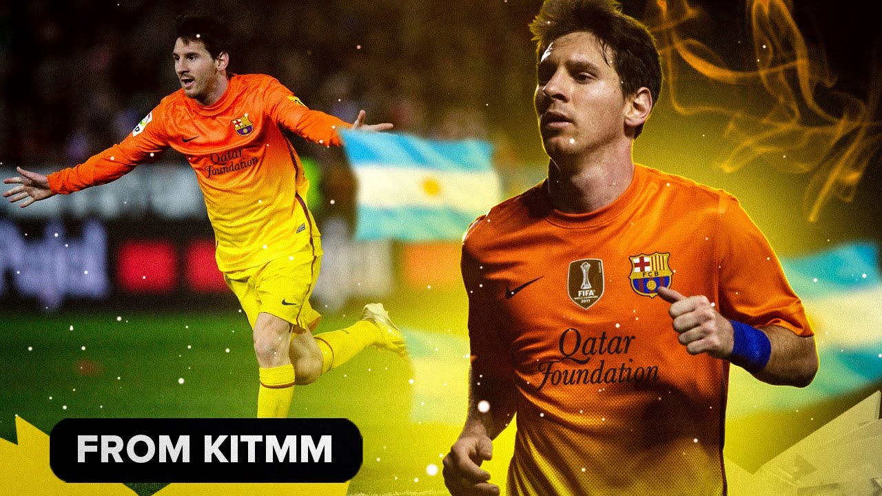 Barcelona Away Jersey 2012/13 MESSI 10 (KITMM) Unboxing Review - YouTube