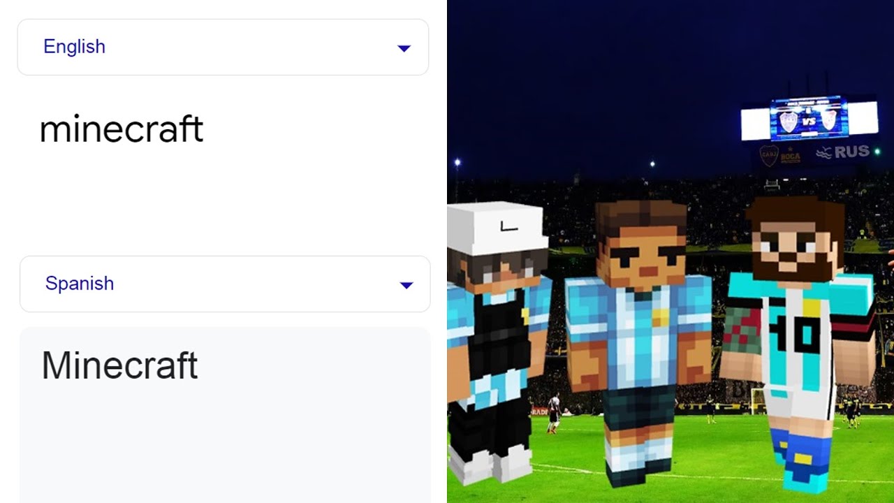 Minecraft in different languages meme (Part 3) - YouTube