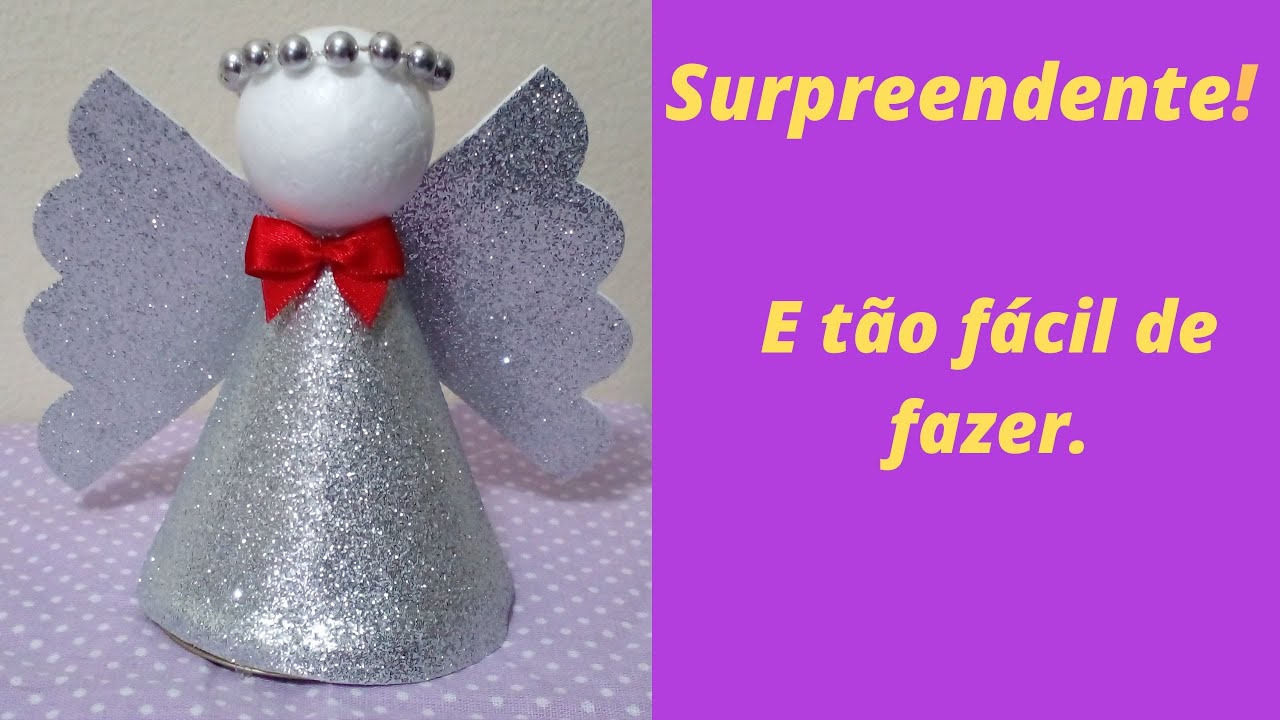 Como Fazer Um Anjo De Natal - FDPLEARN