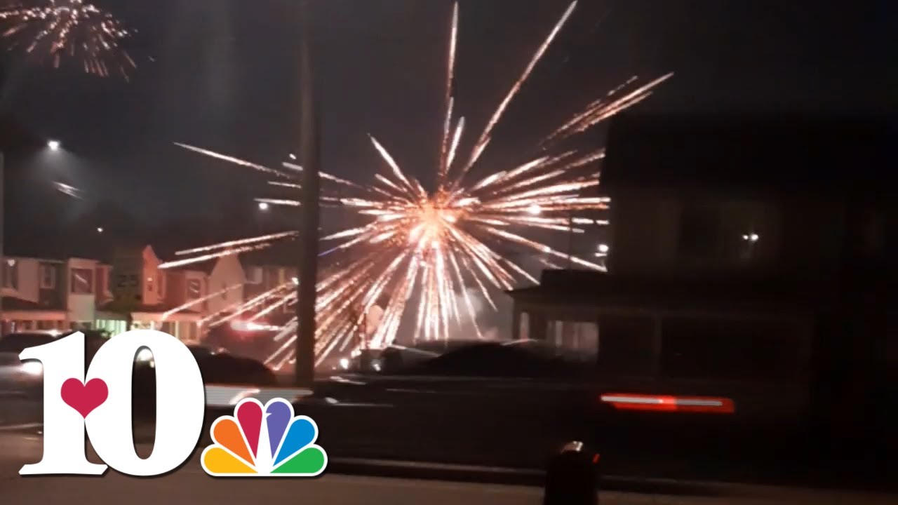Wild video shows people shooting fireworks at cars, houses and each ...