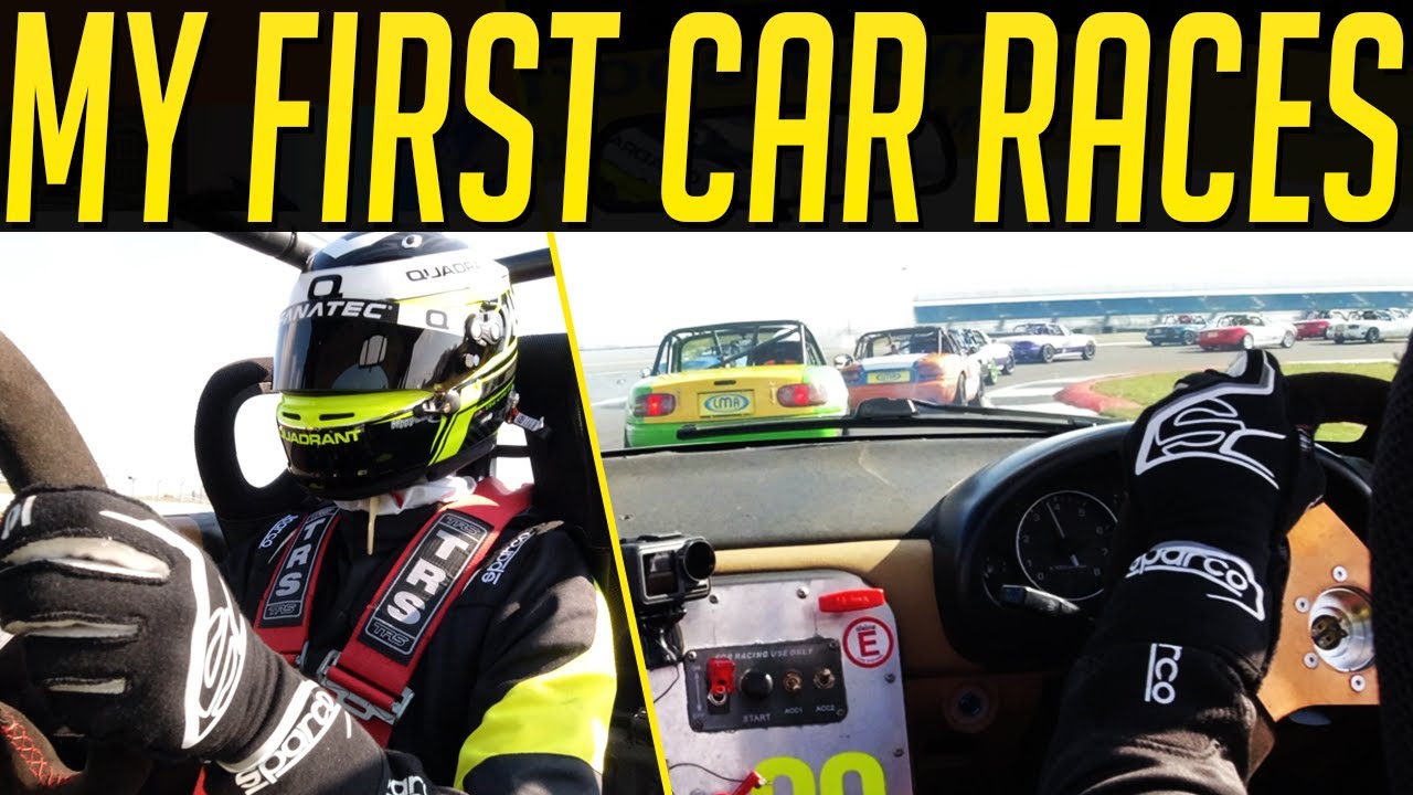 My First Ever REAL Car Races - YouTube